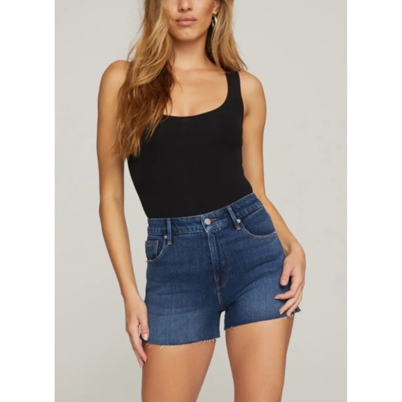 Good American | Shorts | Size 8 Nwt Good American Cutoff High Waist ...